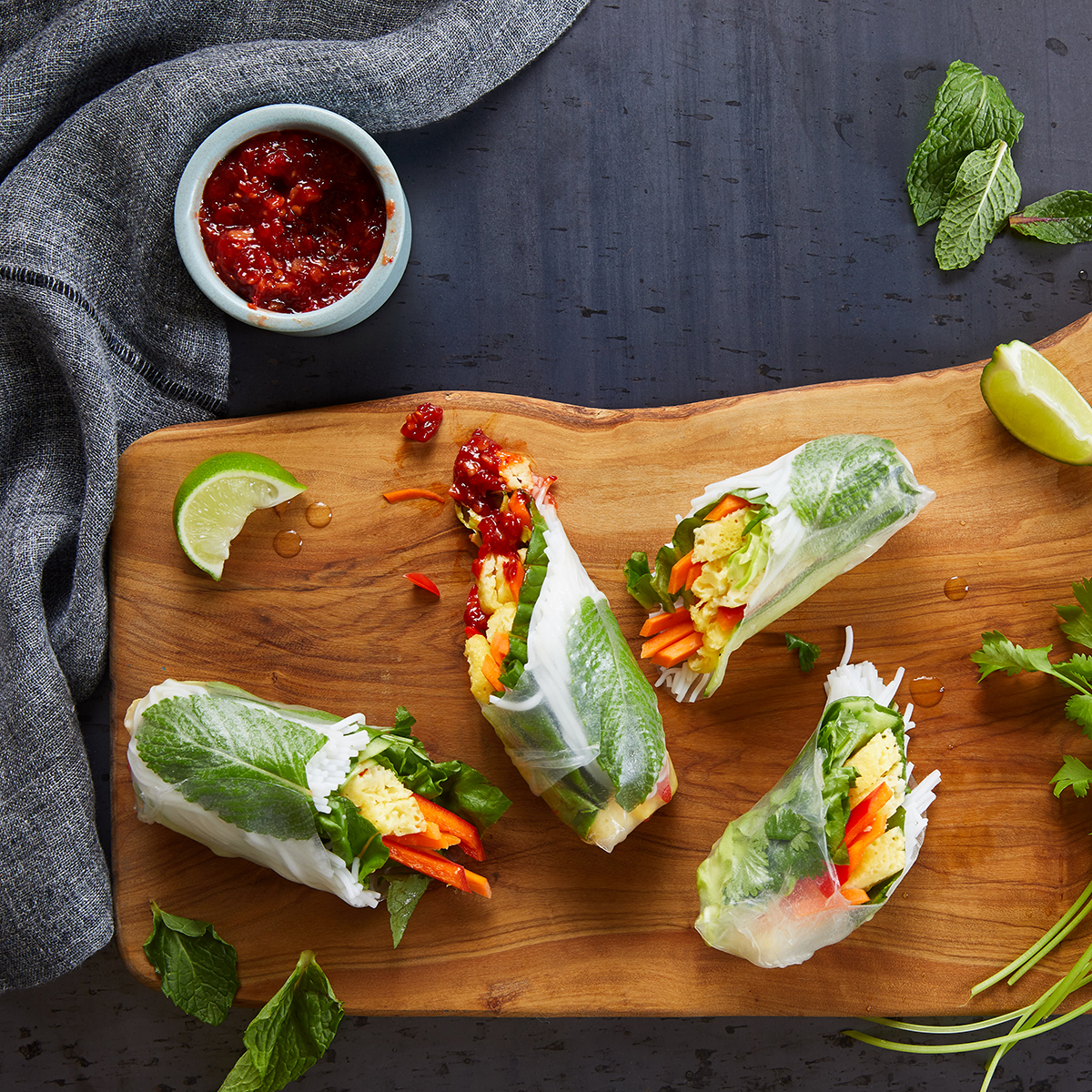 Eat Just | Fresh spring rolls